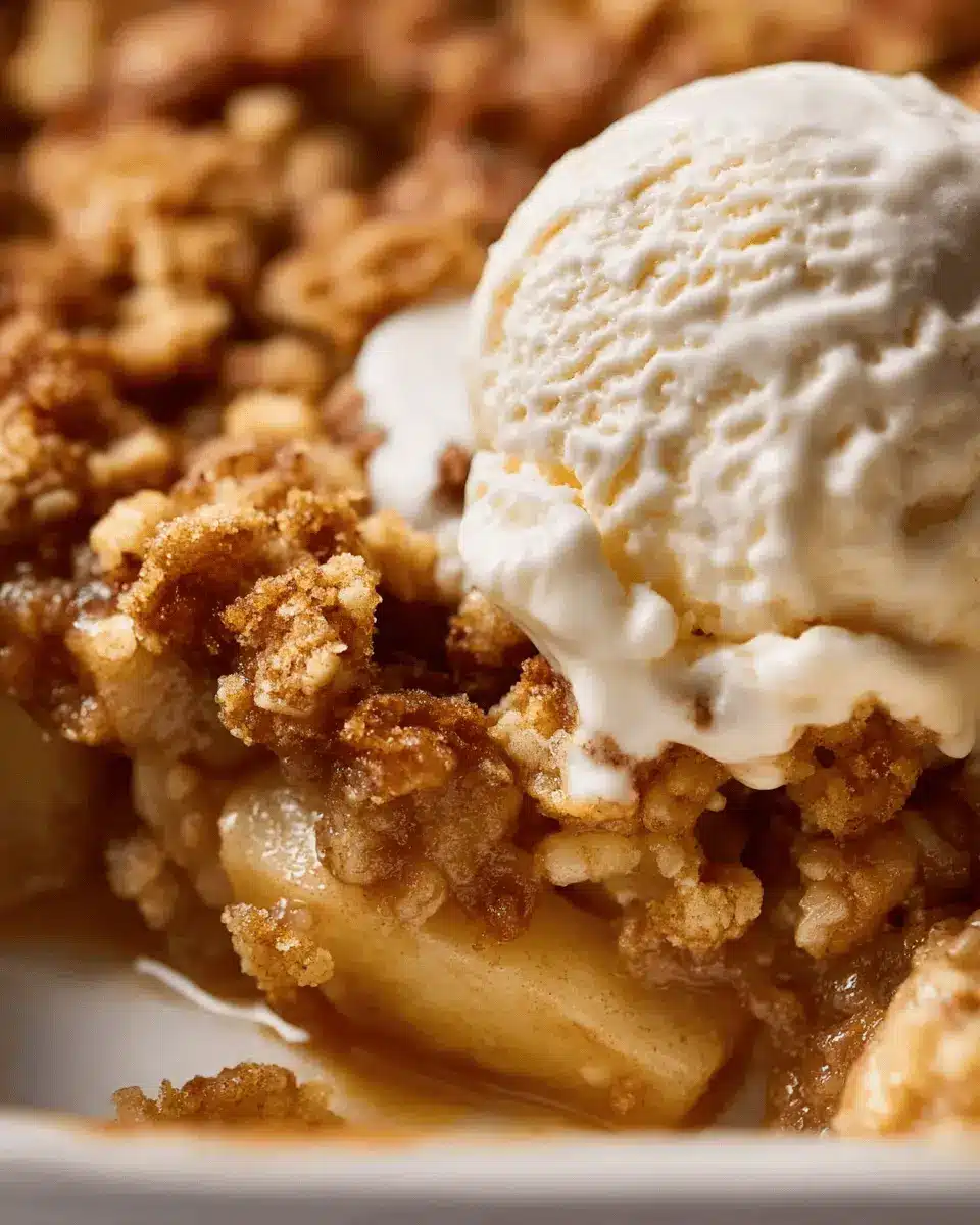 apple crumble