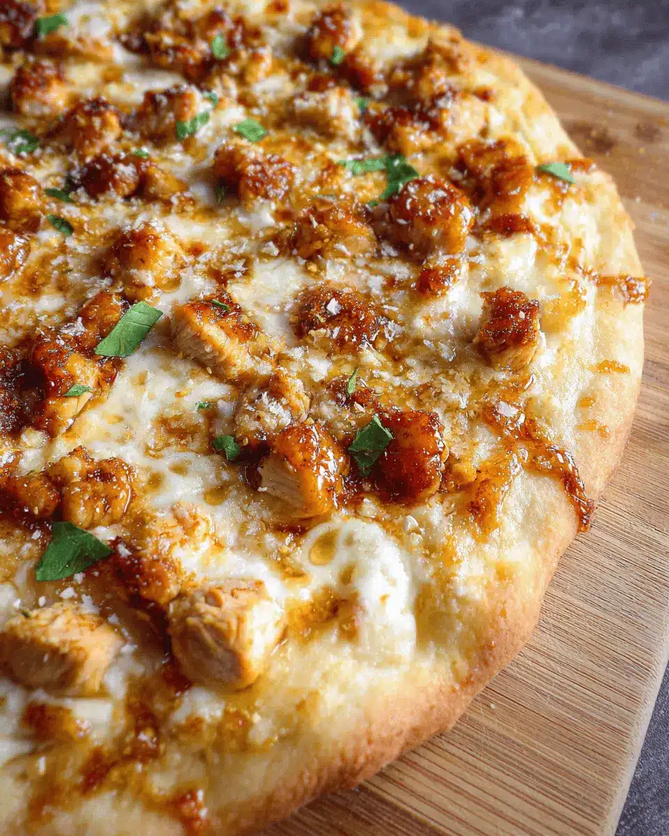 hot honey chicken pizza recipe