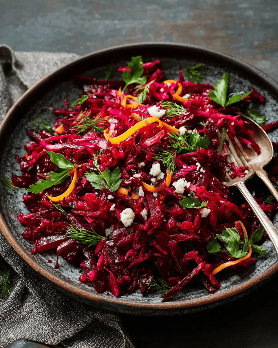 grated beet salad