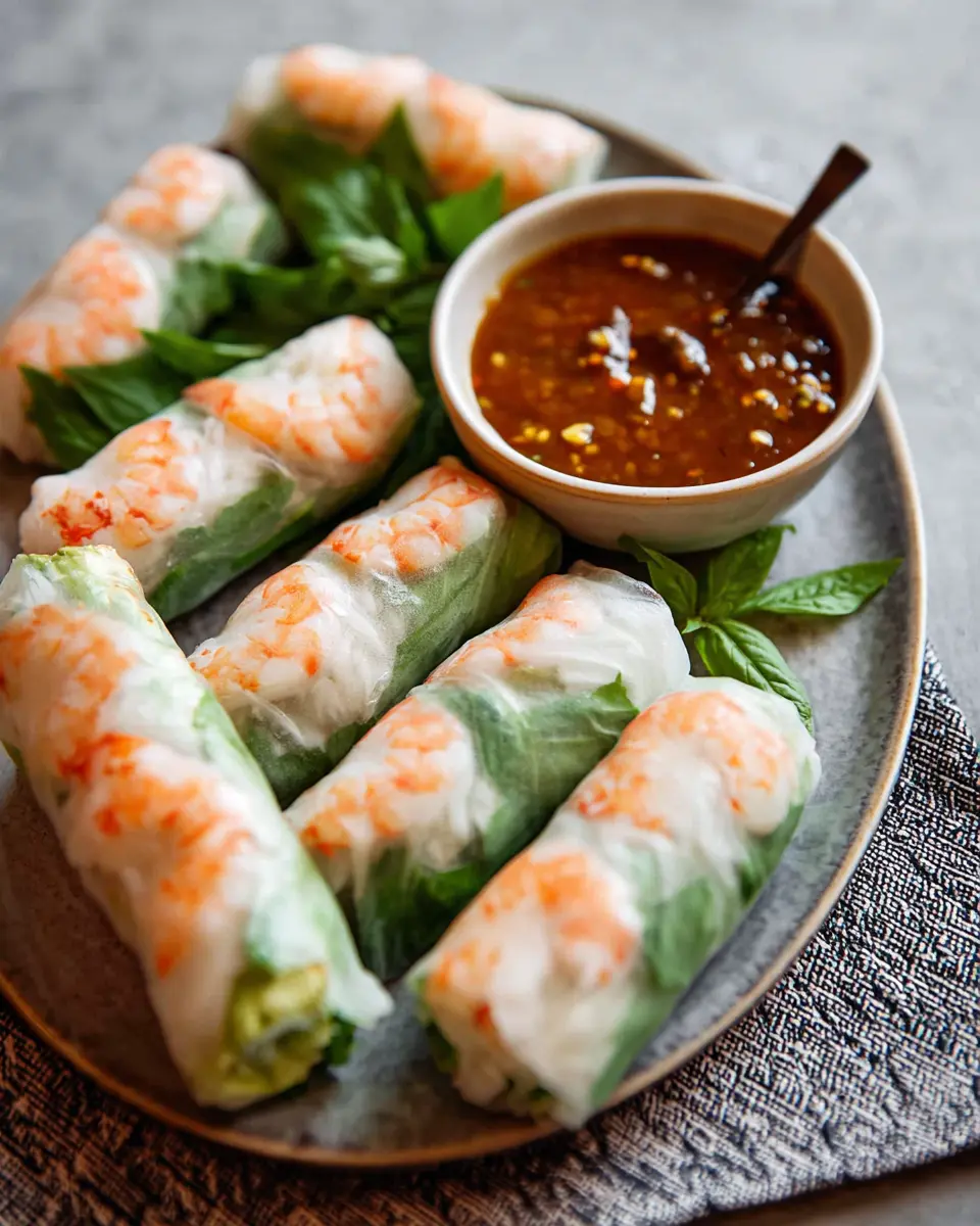 fresh vietnamese spring rolls
